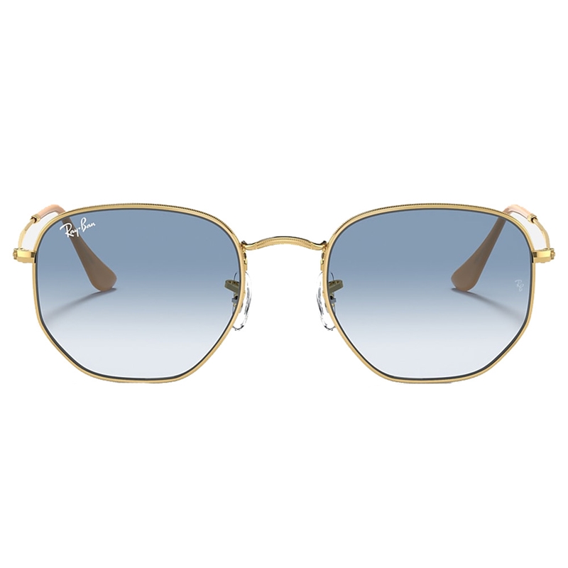 Óculos de Sol Unissex Ray-Ban RB3548 001/3F Metal Dourado Com Lentes ...