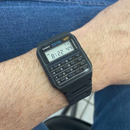 Relógio Casio CA-53W-1Z Vintage Com Calculadora - Relógio Casio CA-53W ...